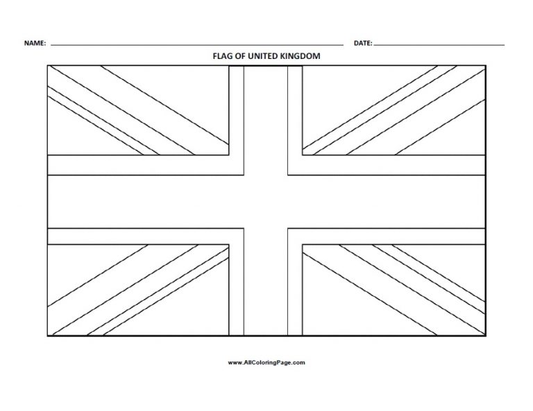 Flags – All Coloring Page